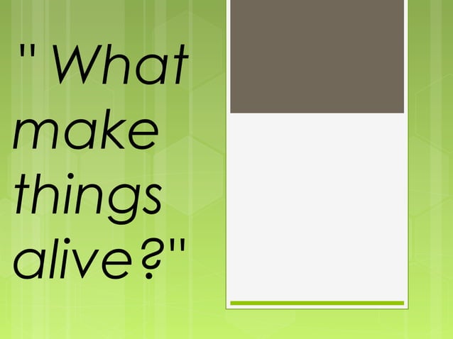 Earth and Life Science "Introduction to life" | PPT | Biological ...