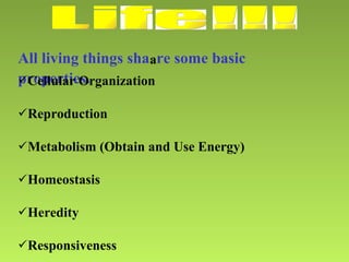 Earth and Life Science "Introduction to life" | PPT