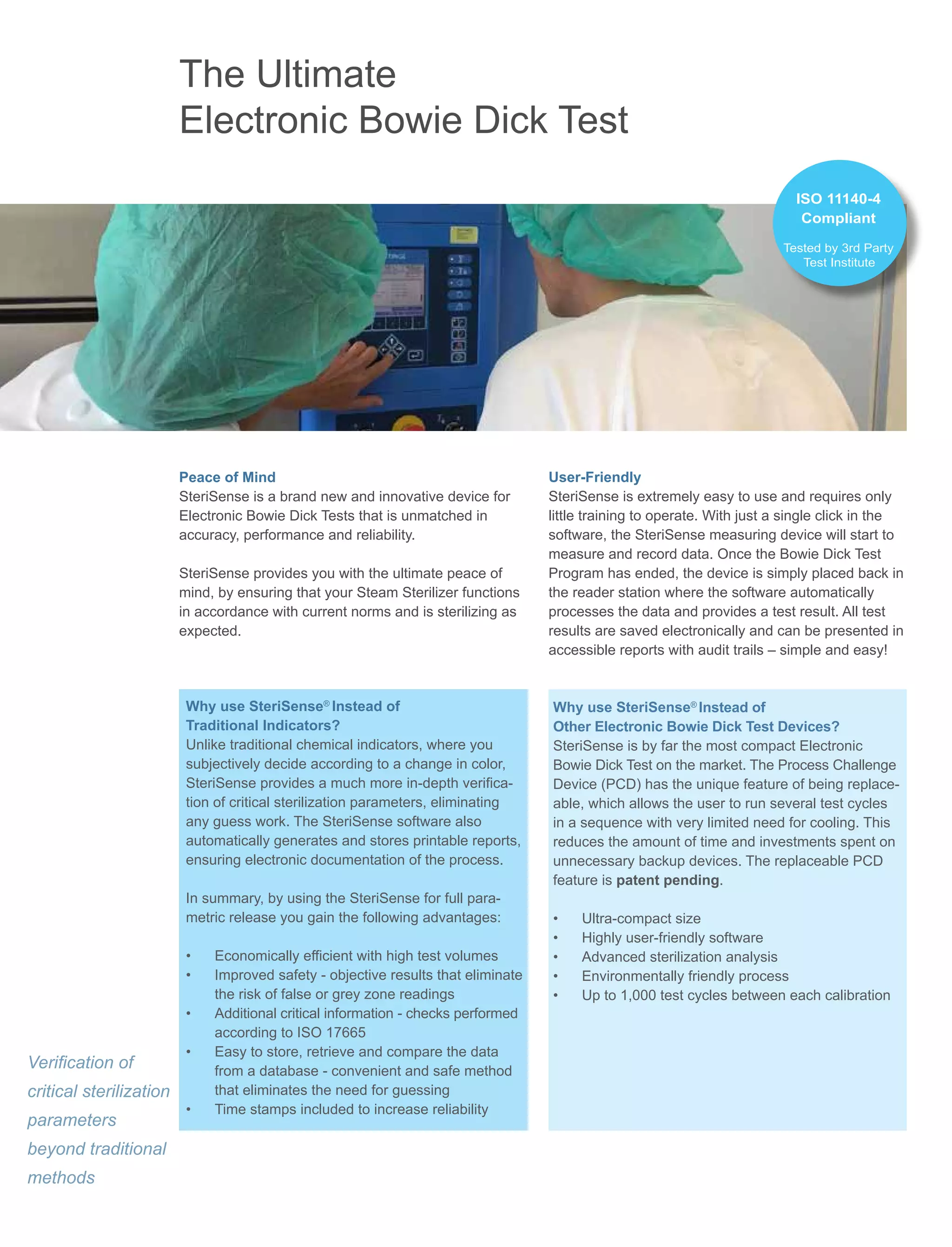 The Ultimate Electronic Bowie Dick Test from Ellab | PDF