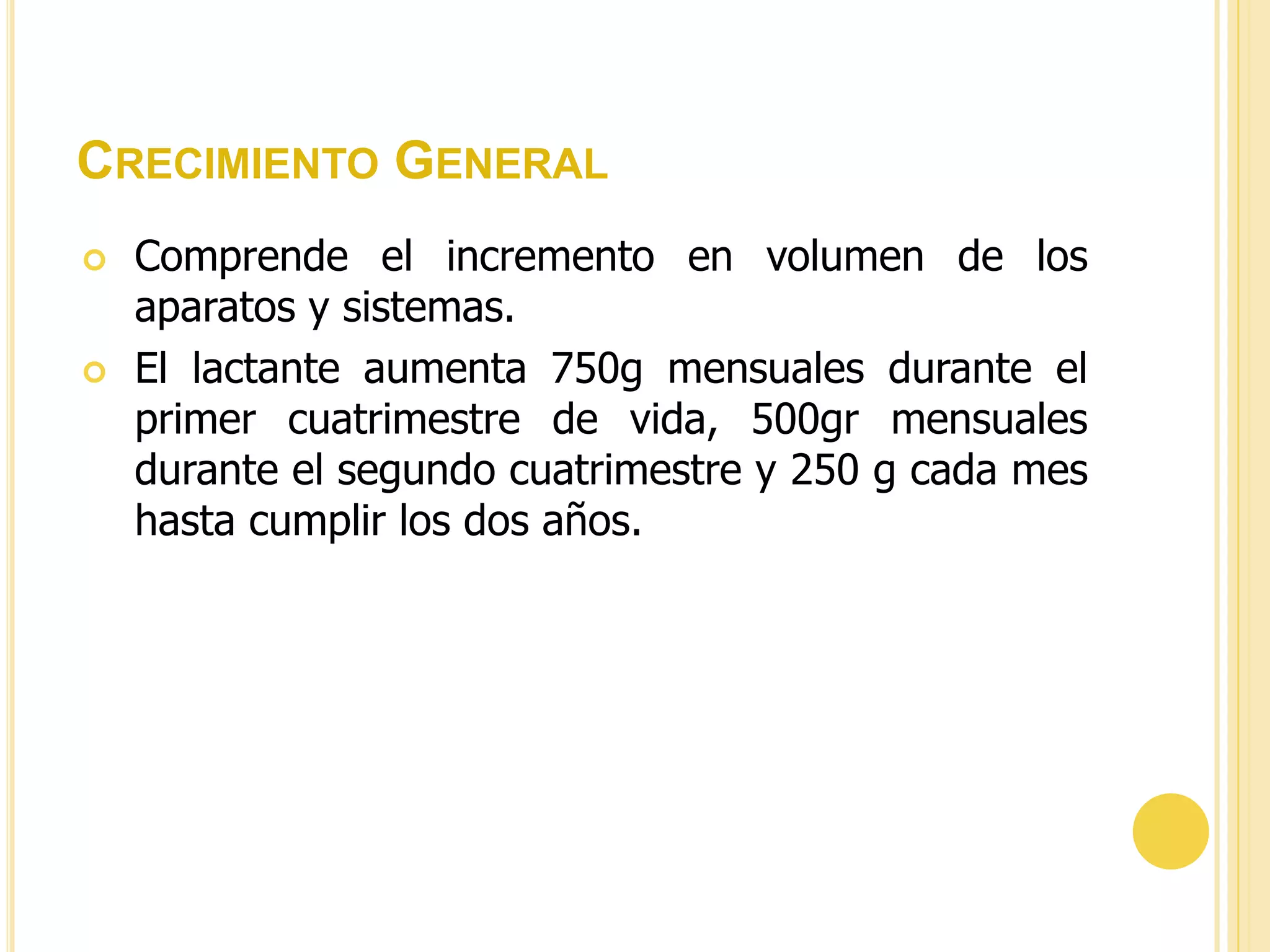 El lactante | PPTX