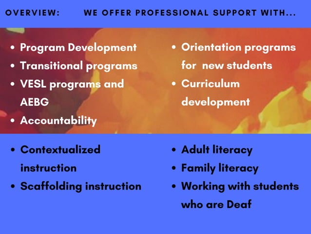 Ell Adult Ed Works brochure | PDF