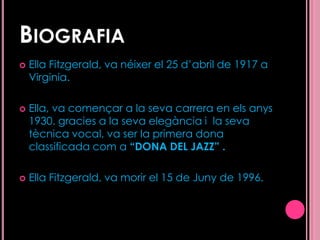 Ella fitzgerald | PPTX