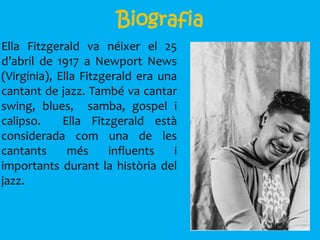 Ella fitzgerald | PPTX