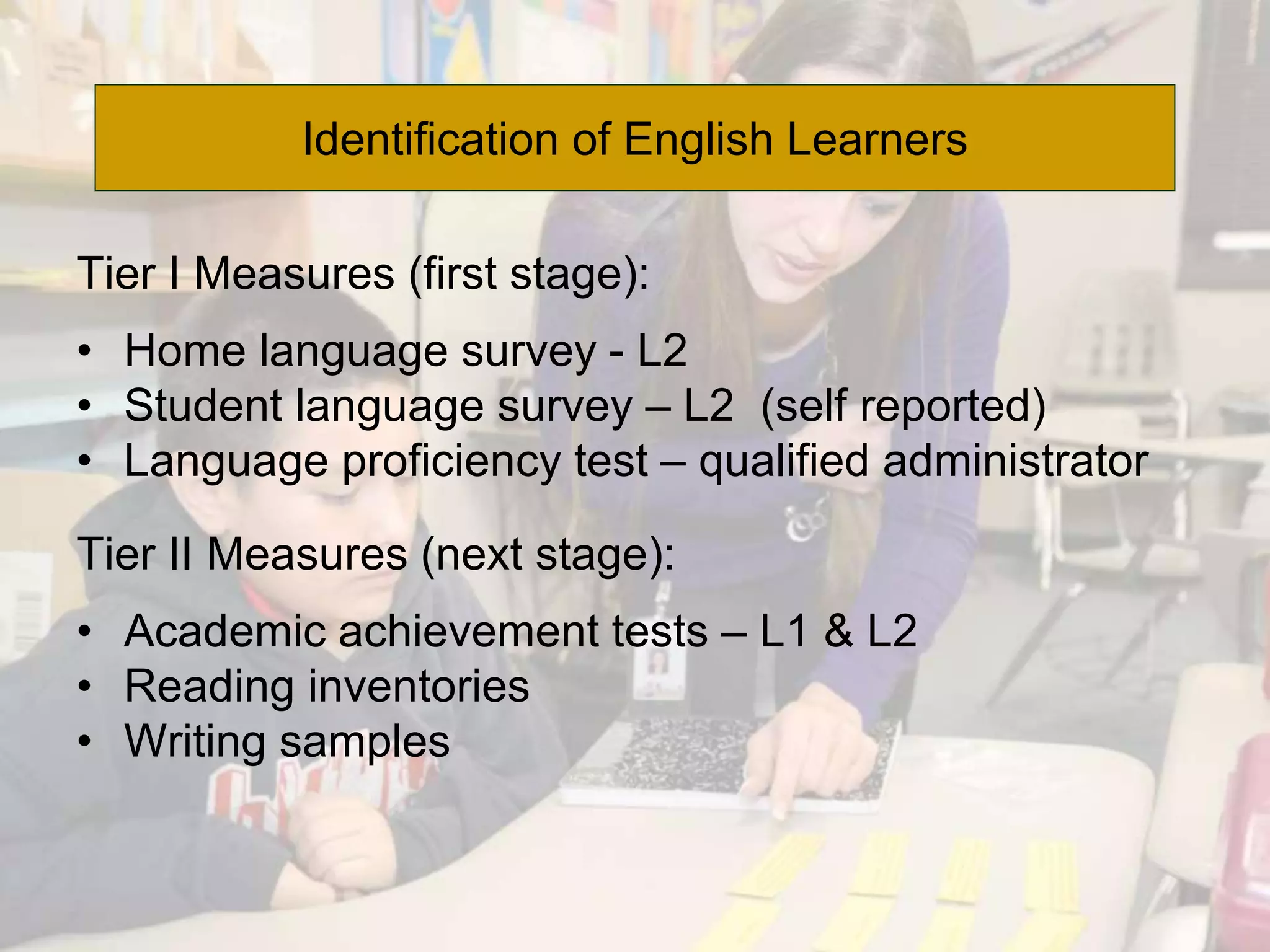 Assessment of English Learners (ELs) | PPT