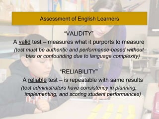 Assessment of English Learners (ELs) | PPT