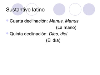 Elementos morfológicos de las palabras latinas (Latín culto) | PPT