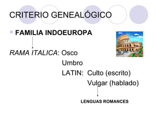 Elementos morfológicos de las palabras latinas (Latín culto) | PPT