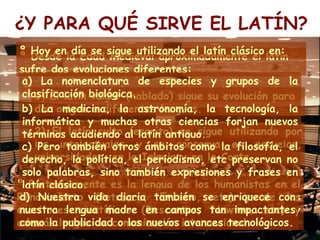 El Latín, ¿qué es? | PPT