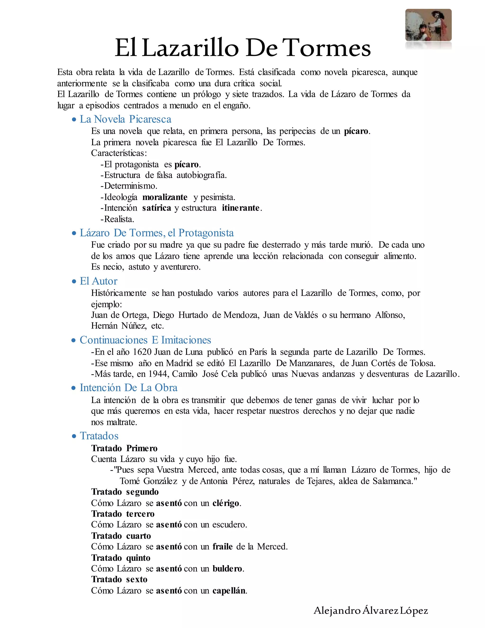 El lazarillo de tormes | DOCX