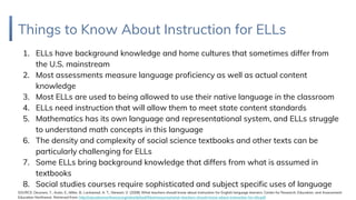 Best Practices for Teaching English Language Learners | PPTX