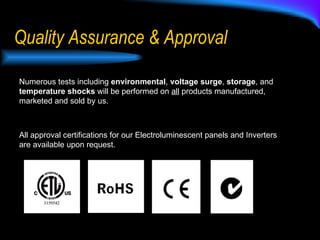 Electroluminescent (EL) Technology | PPT
