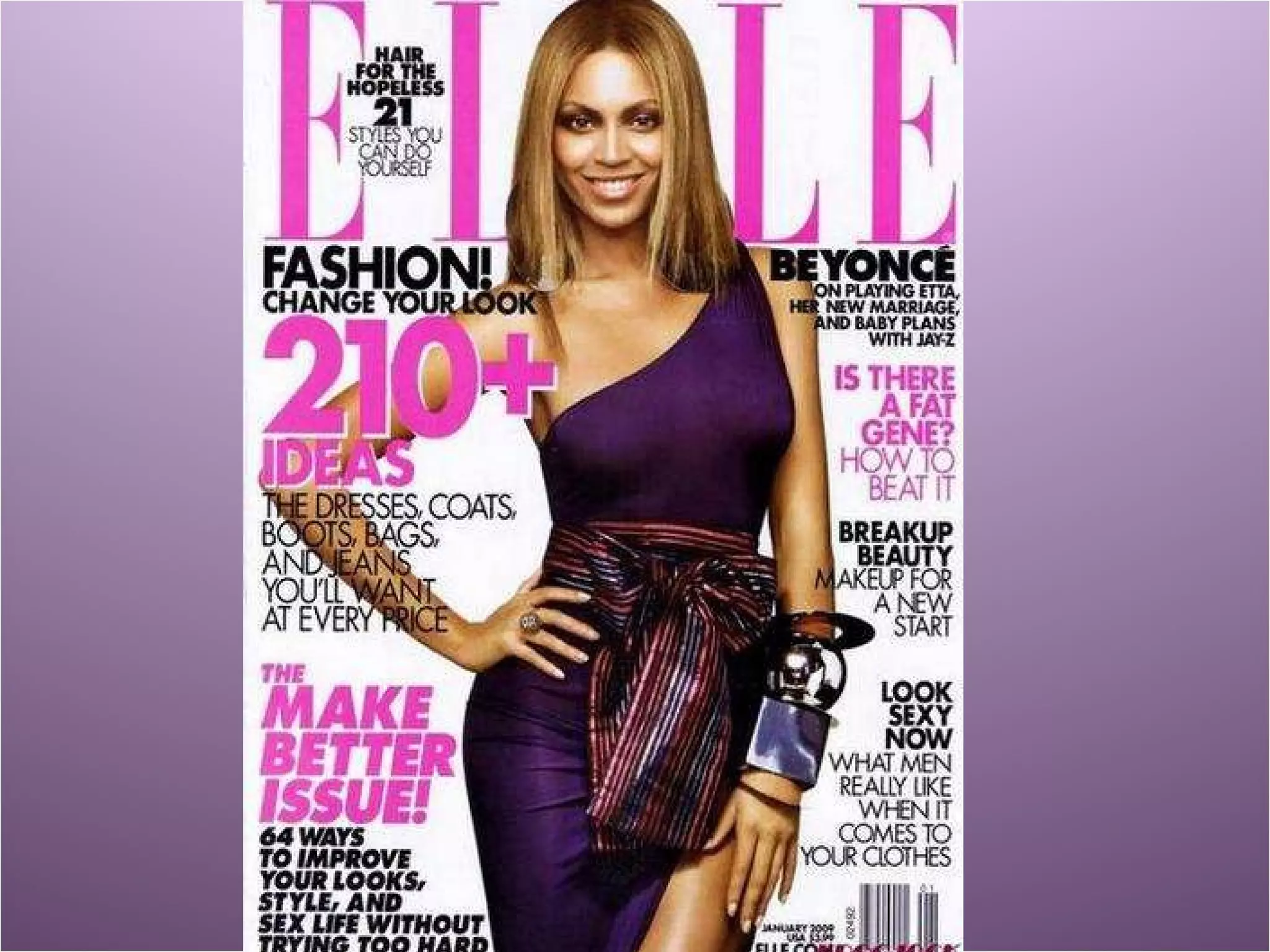 Elle magazine layout | PPT