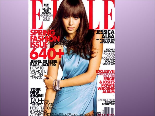 Elle magazine layout | PPT