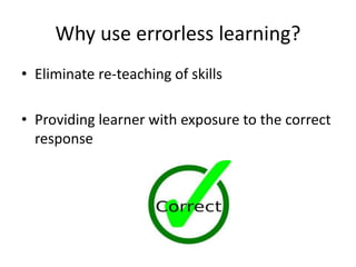 Ellenberger, e high-p&errorless learning pp (1) | PPTX