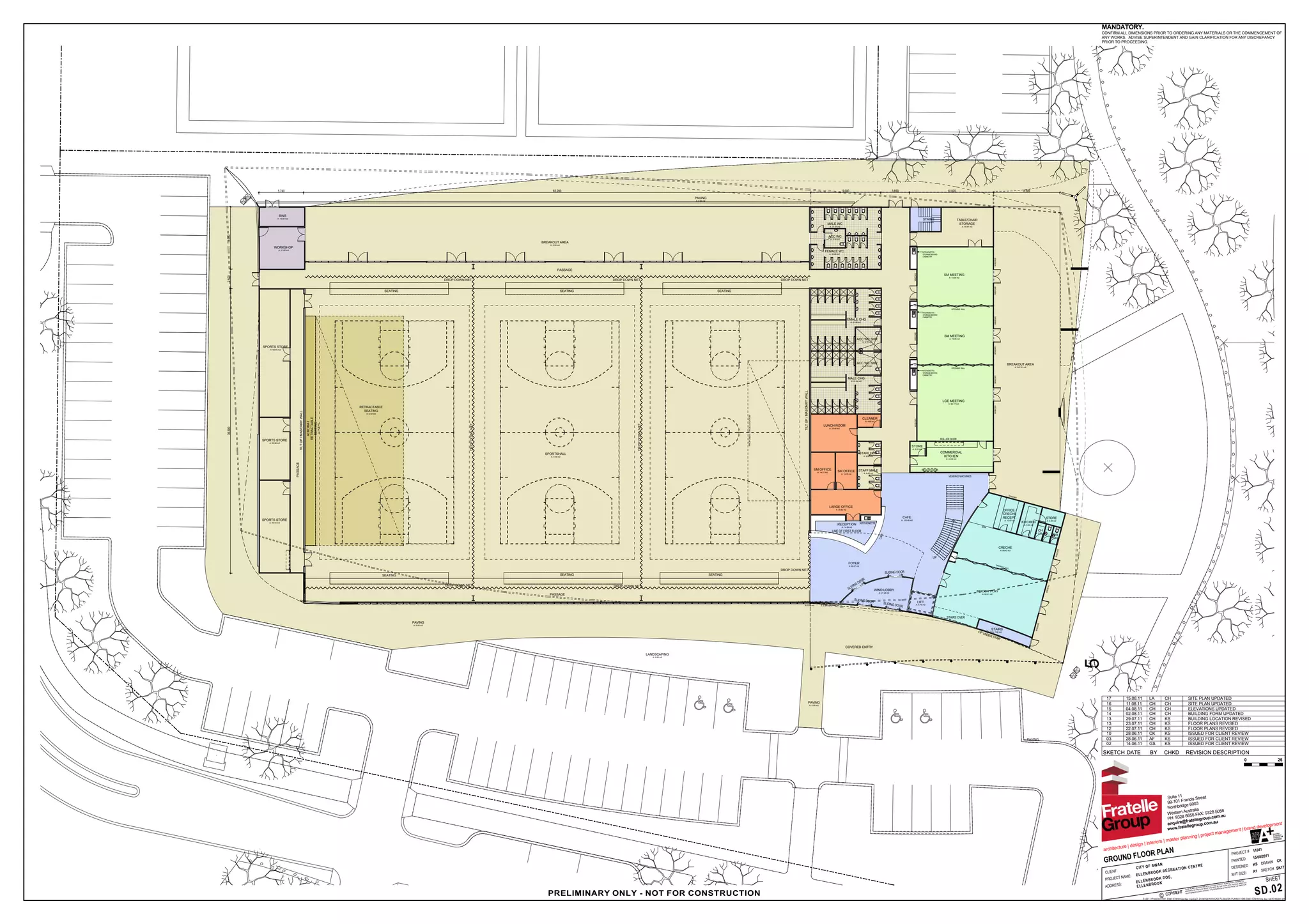 Ellenbrook recreation hub plans and drawings | PDF