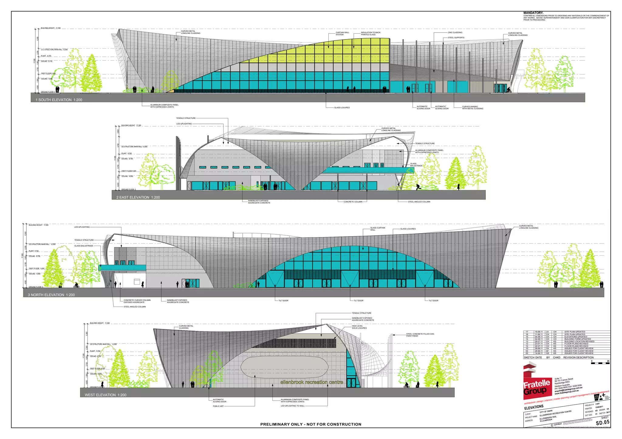 Ellenbrook recreation hub plans and drawings | PDF