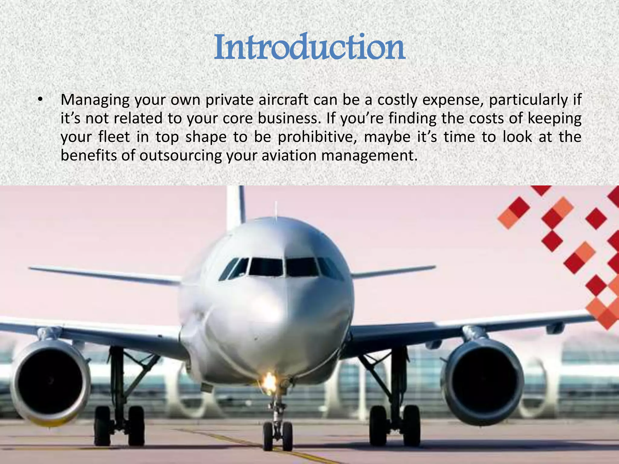 Benefits and Importance of Aviation Management - Ellen Corkrum | PPT