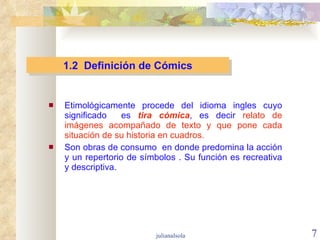 El Lenguaje Icónico en Comic e historieta. | PPT