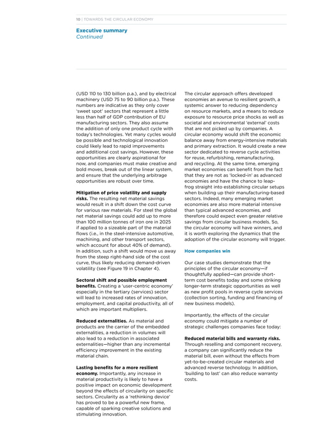 Ellen mac arthur foundation towards the circular economy vol.1 | PDF