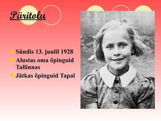 Eesti lastekirjanik ja luuletaja Ellen Niit | PPT