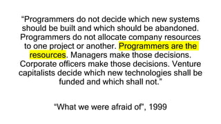 Ellen Ullman Life in Code notes | PPTX