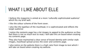 Elle Magazine Case Study | PPTX