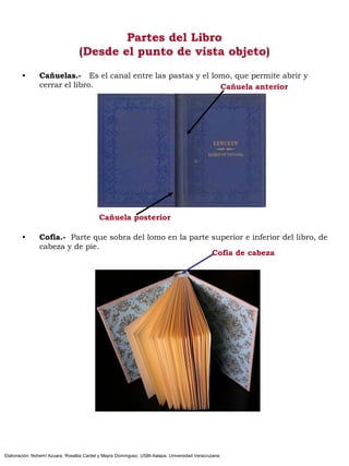 El libro - Partes | PDF