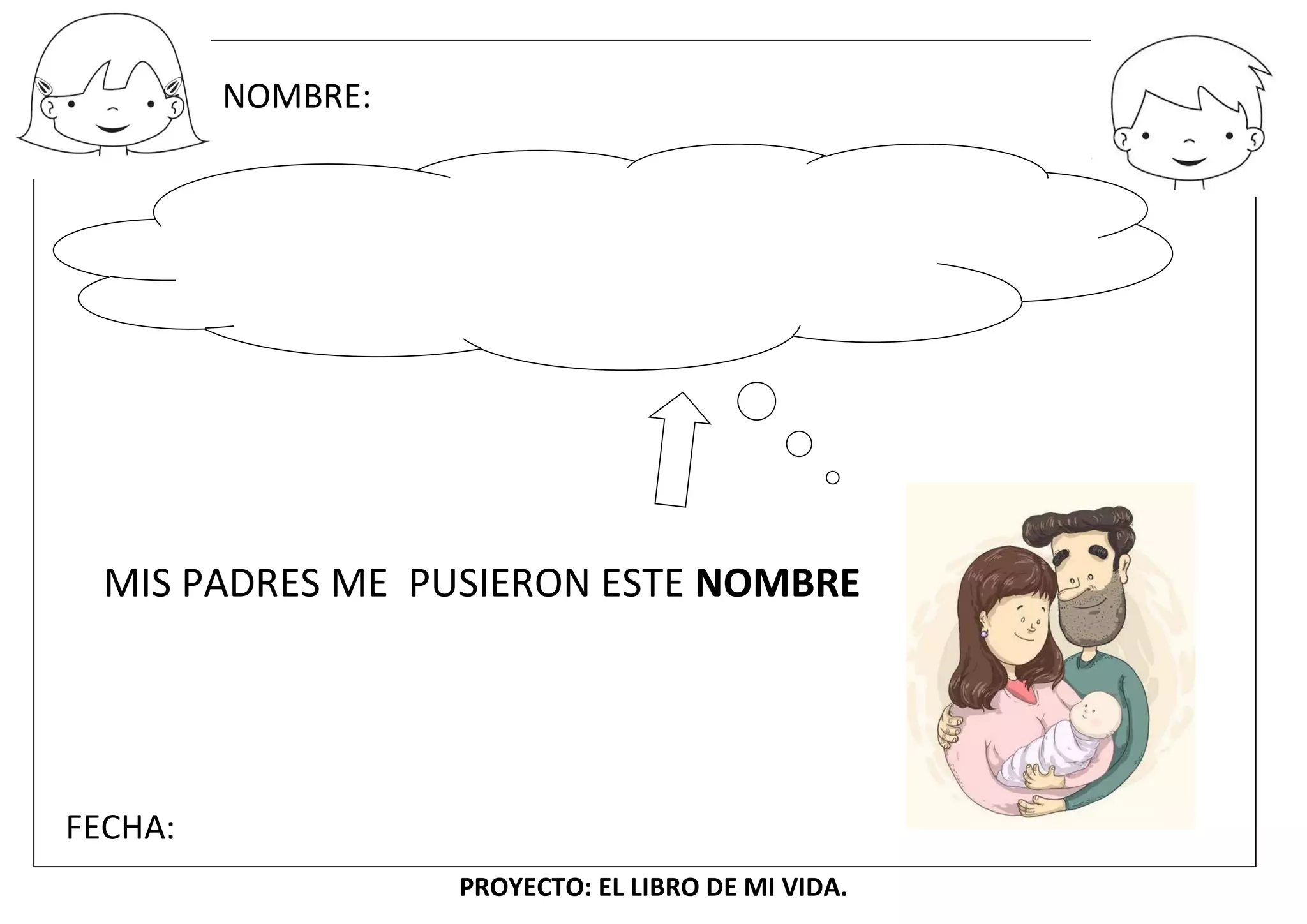 El libro de mi vida. Proyecto completo y fichas originales | PDF
