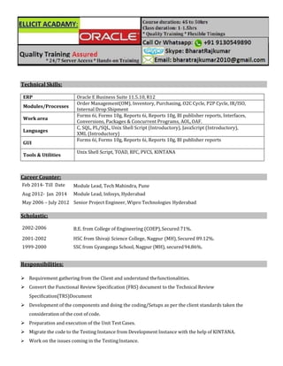 Trainer's Resume | PDF | Computer Software and Applications | Computing