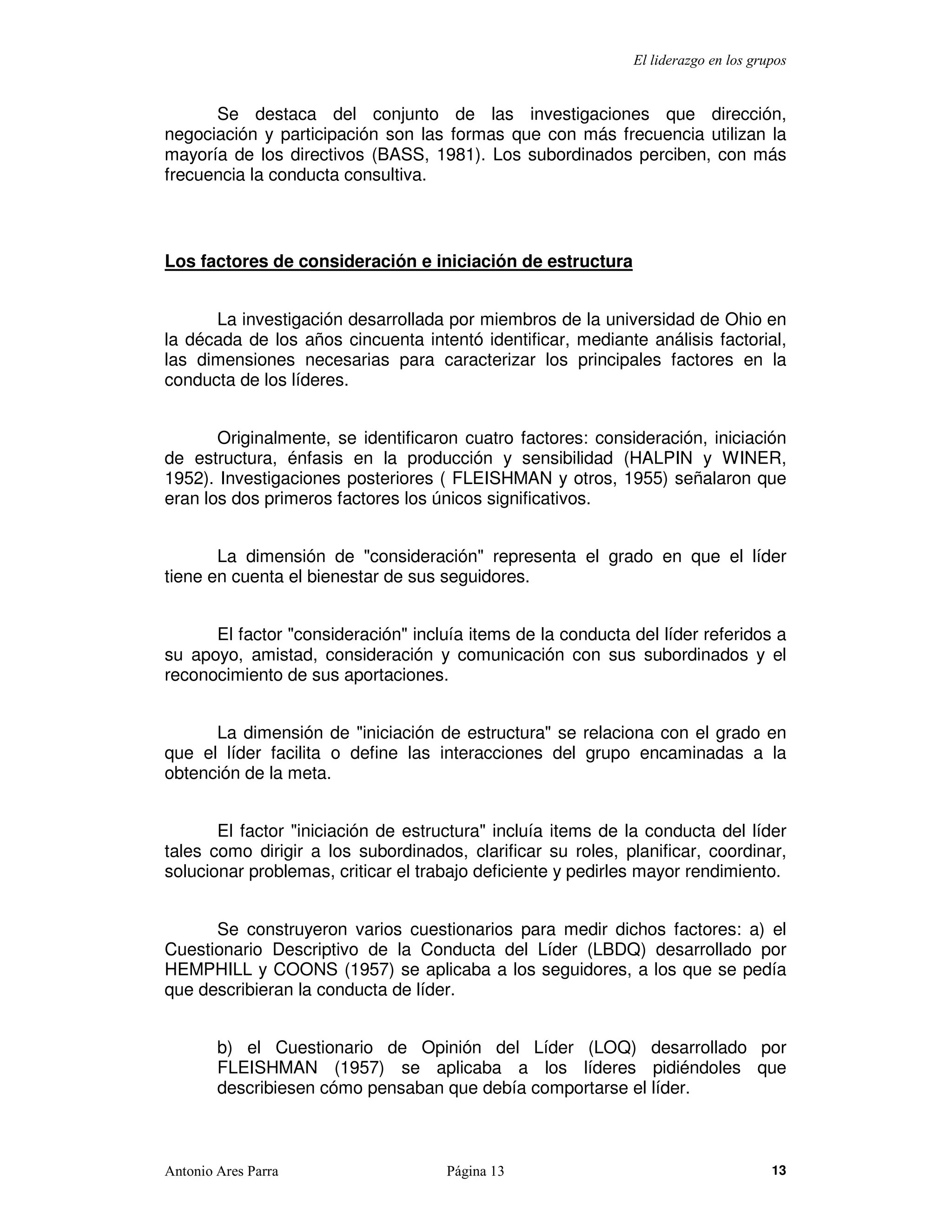 El liderazgo en los grupos y enfoques | PDF | Professional School ...
