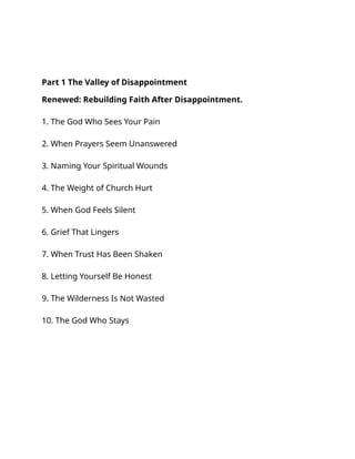 Scripture and Prayer to Reclaim Your Faith Hope and Love | DOCX