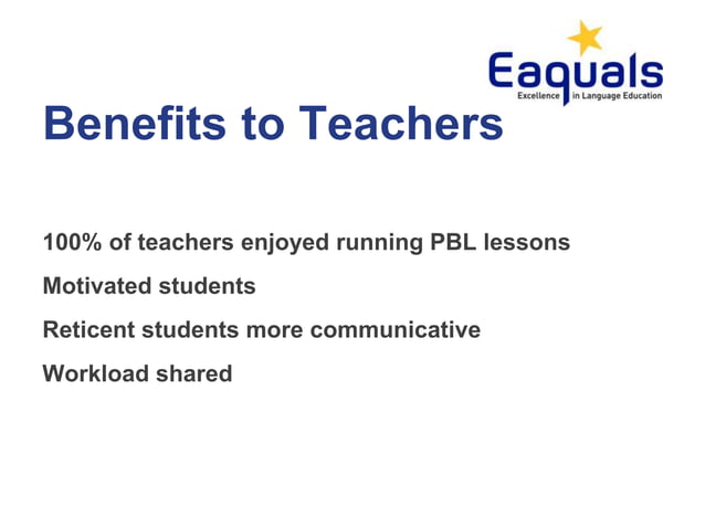 Ellie Slattery, David Moran, Ankie Janssen: Project Based Learning - Reflective practice ...