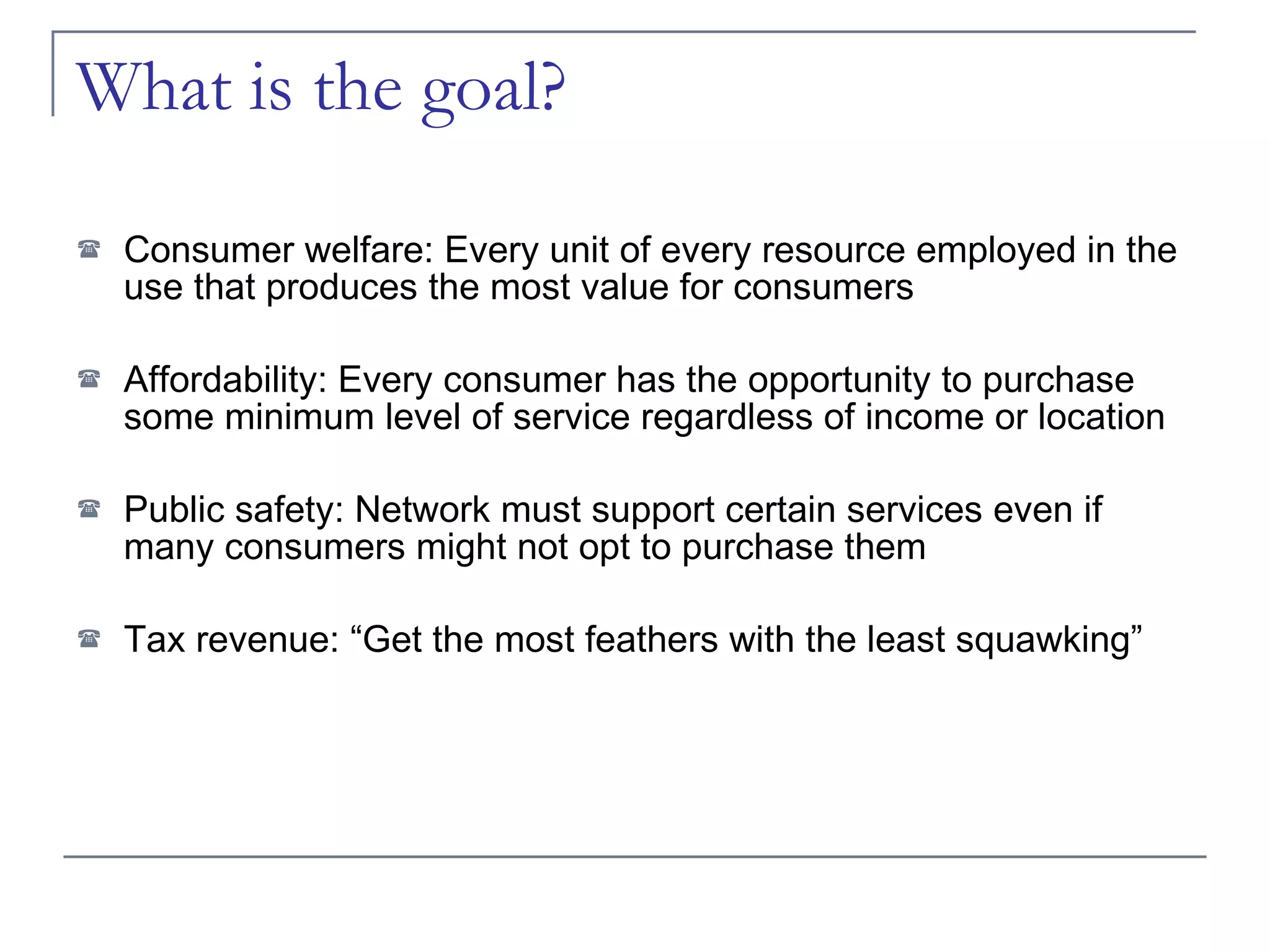 Economics As a Guide to Telecom Reform | PPT