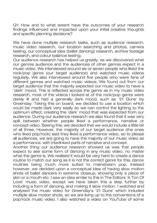 Controlled Assessment Q1a | PDF