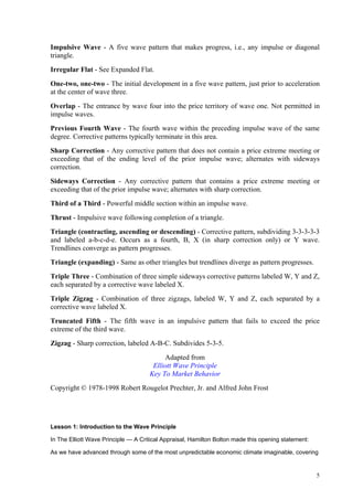 Elliott wave-principle | PDF