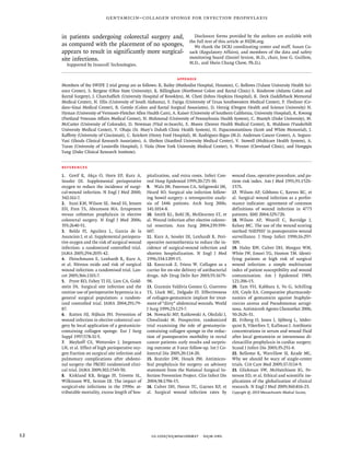 Elliott bennett guerrero et al - NEJM sponge colorectal RCT | PDF