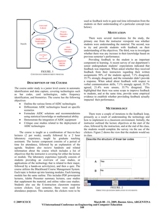 (2009) Providing Students with Feedback for Continuous Improvement ...