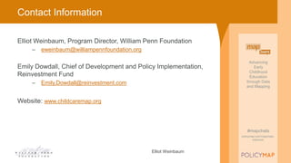 Elliot Weinbaum, William Penn Foundation | PPTX | Professional School | Postgraduate Education