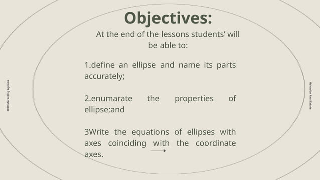 ELLIPSE-INTRODUCTION.Mathematics- precalcus | PPTX