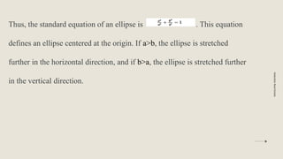 ELLIPSE-INTRODUCTION.Mathematics- precalcus | PPTX