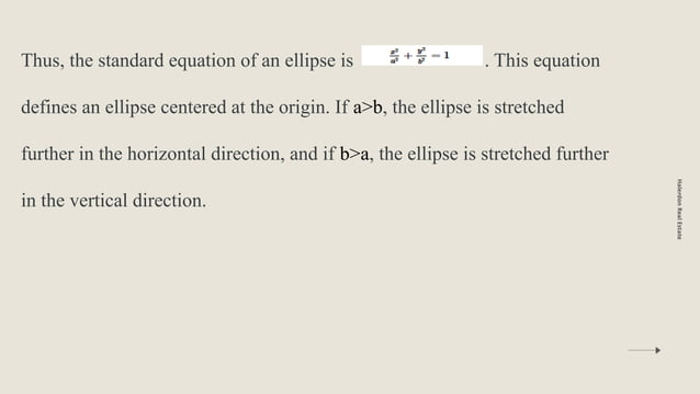 ELLIPSE-INTRODUCTION.Mathematics- precalcus | PPTX