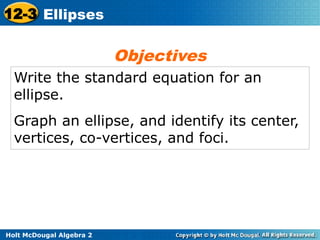 Basic ellipse and its properties ( P1).. | PPTX