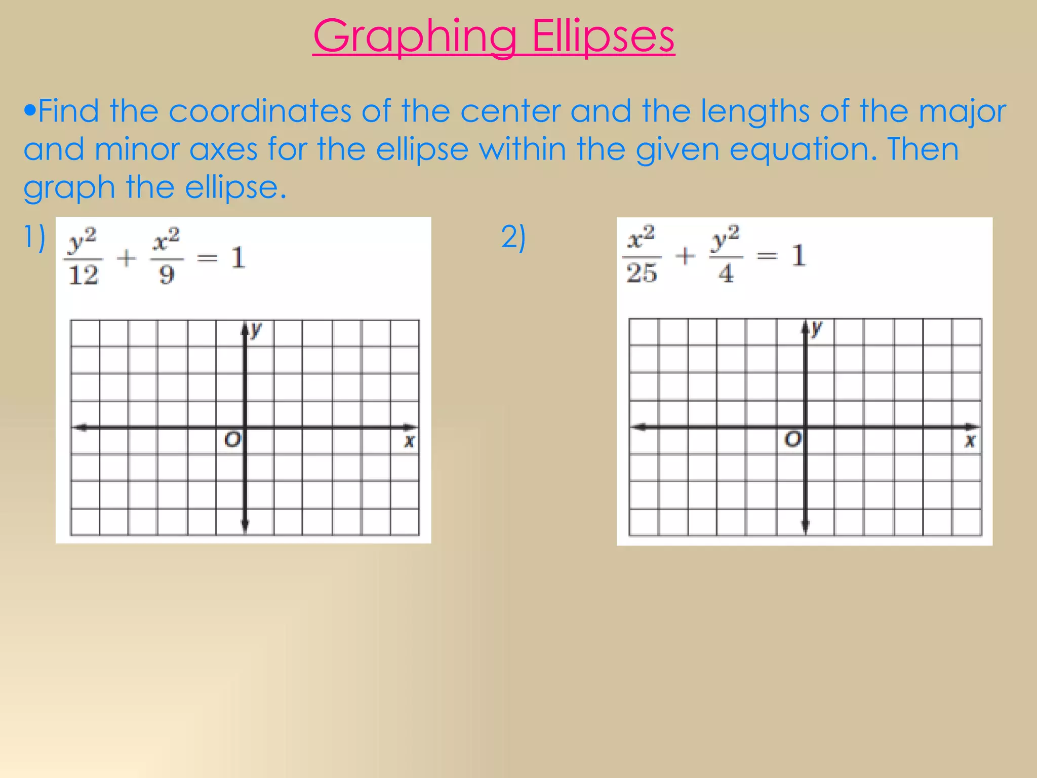 Ellipse ppt | PPT