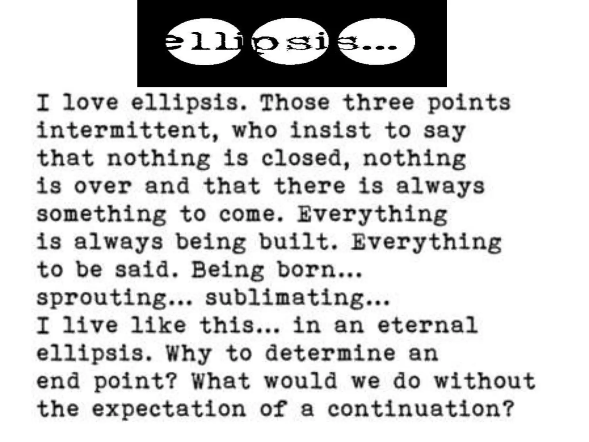 Ellipsis ... | PPTX