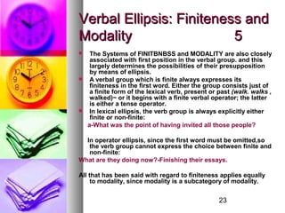 Ellipsis in cohesion | PPT