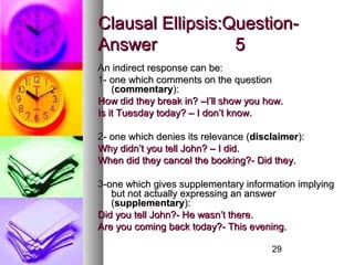 Ellipsis in cohesion | PPT