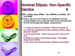 Ellipsis in english | PPT