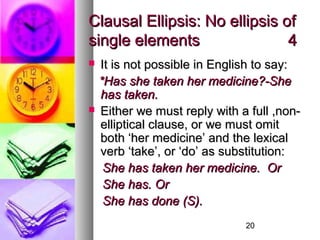 Ellipsis in english | PPT