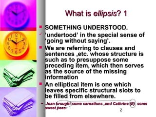 Ellipsis In A Sentence