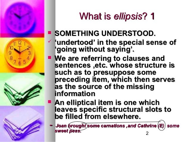 Ellipsis in english